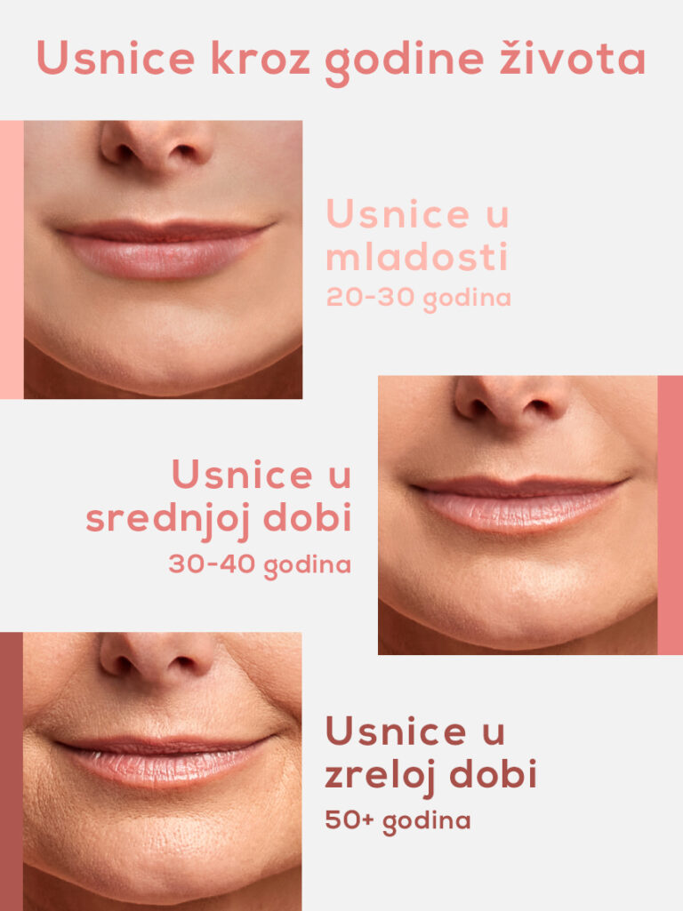 Kako se usne mijenjaju kroz godine?